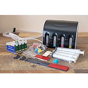 inkxpro Remanufactured Empty Ink System CISS Kit for T252XL Fit for Workforce WF-7720 WF-7710 WF-7210 WF-7620 WF-7610 WF-7110 WF-3640 WF-3620 Printer for Sublimation or Regular Printing.