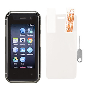 Diyeeni S9 Mini Smartphone, 4G Kids Phone Pocket, 2.5in Single Card Unlocked Small Phones, 2GB RAM 8GB ROM, for Android 7.0, Support WiFi Bluetooth Hotspot, for Whats App (White)