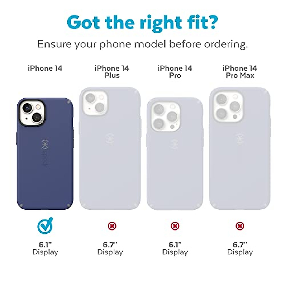 Speck iPhone 14 & iPhone13 Case- Drop Protection, Scratch Resistant, Built for MagSafe Phone Case with Soft Touch Coating - 6.1" Model, Dual Layer Case -Sweet Coral/Light Coral CandyShell Pro, 1 count