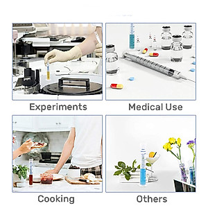 2pcs 100ml Plastic Graduated Cylinder Transparent Measuring Cylinder Set Measuring Test Tube Clear Graduated Cylinder with Double Sided Markings