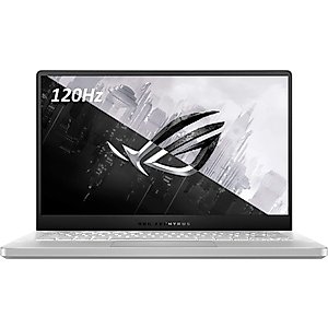 2021 Asus ROG Zephyrus G14 14" FHD 120Hz Premium Gaming Laptop, AMD 8-core Ryzen 9 4900HS, 16GB RAM, 1TB PCIe SSD, NVIDIA GeForce RTX 2060 6GB GDDR6, Backlit Keyboard, Windows 10, Moonlight White