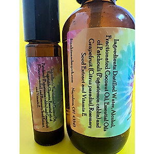 Frankie & Myrrh Hippie Go Lucky 2 Pack | Patchouli Roll-on & Spray | Natural Aromatherapy Combo for Relaxation & Positivity