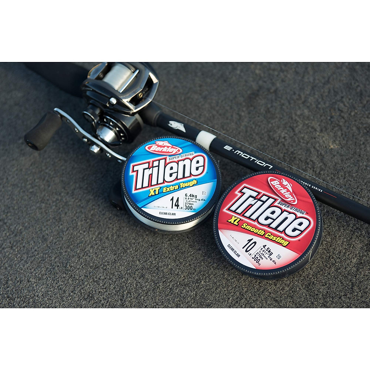 Berkley Trilene® XT®, Low-Vis Green, 6lb | 2.7kg, 110yd | 100m Monofilament Fishing Line, Suitable for Saltwater and Freshwater Environments