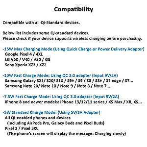 Sheikah Runes Wireless Charger Qi Phone Charging Pad LED Light Up Magic Circle Temple Elements