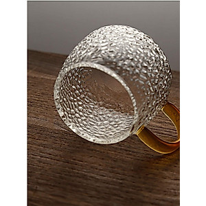 Lxuwbd - Handmade Japanese style heat resistant fashion glass coffee cup, Infusion mugs,tea cup, milk cup, breakfast cup, oat, yogurt cup (A)