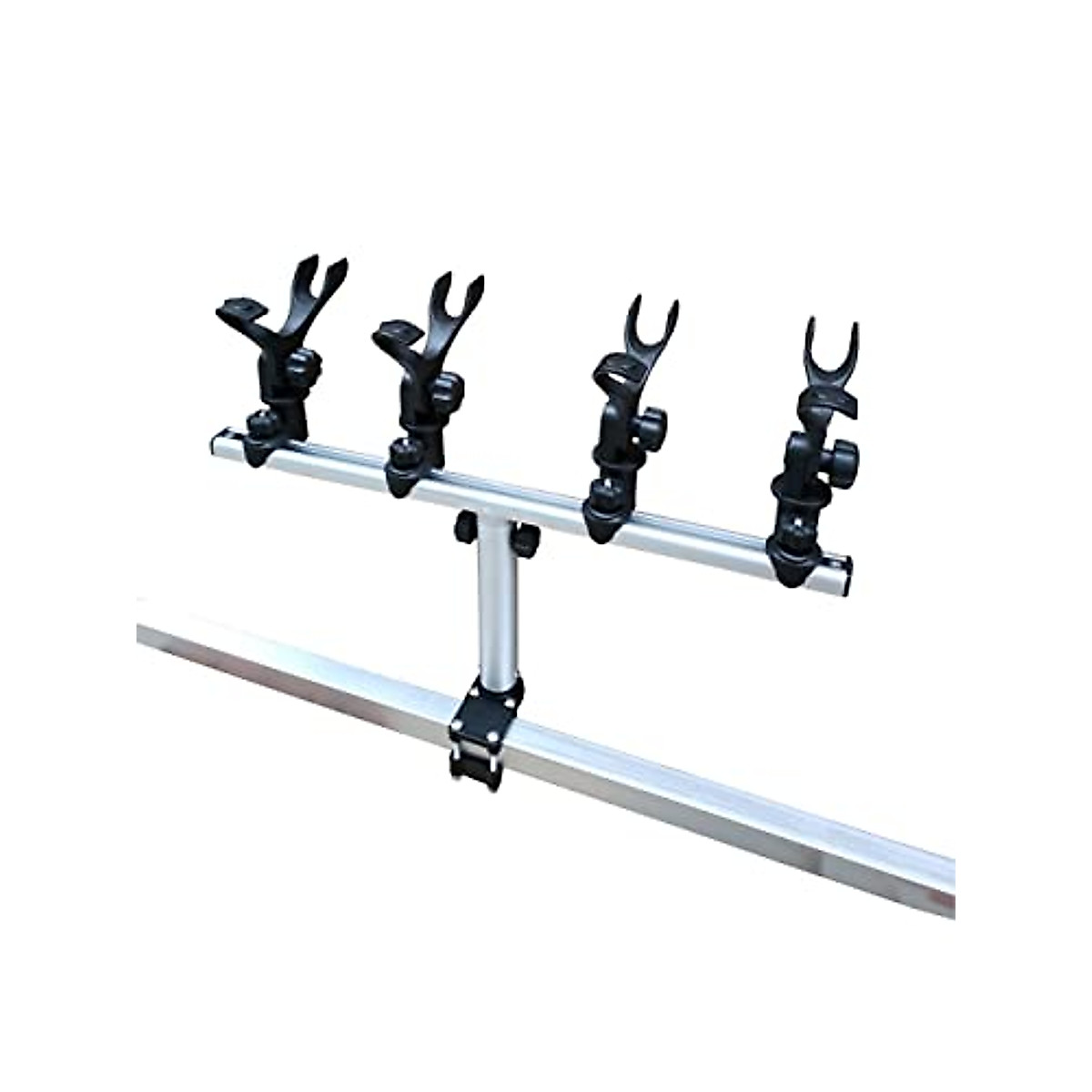 Brocraft Crappie Rod Holder for Pontoon Boat/ Pontoon Boat Rod Holder System/ Square Rail Mount Rod Holder System