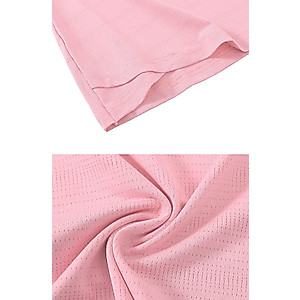 YSENTO Women's Polo Shirts Short Sleeve Quick Dry Moisture Wicking V Neck Golf Shirts Light PurpleL