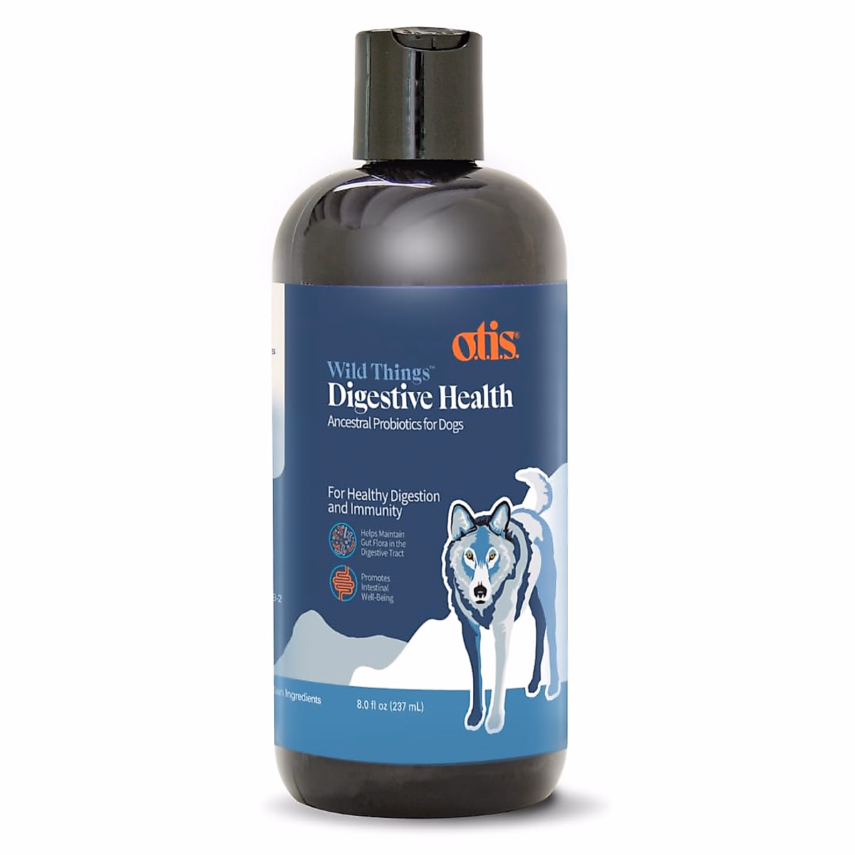 OTIS Digestive Health for Dogs | Ancestral and Heritage Probiotics - Intestinal Gut Health Support with DHA and EPA | Healthy Dog Supplements | 8 fl oz