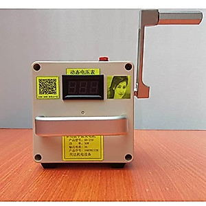 30W Outdoor Hand Crank Generator Power Station AC 220V DC 12V USB 5V Quick Charge Outdoor Portable Manual Crank Generator