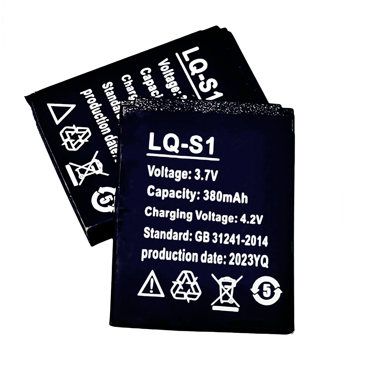 Rechargeable Li-ion polymer battery 380mAh 3.7V For DZ09 Smart Watch