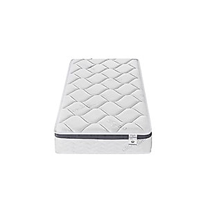 OLIVER & SMITH SINCE 1921 Twin Mattress - 10 Inch Cool Memory Foam & Hybrid Spring Mattress with Breathable Cover - Comfort Plush Euro Pillow Top - Bed in a Box