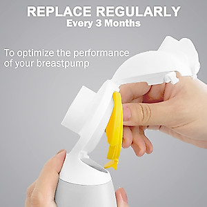 Membrane Compatible with Medela Pump Parts, BPA Free Silicone Membranes Compatible with Pump in Style MaxFlow, Swing Maxi, Freestyle Flex Breast Pumps, Pump Connector Replacement Membranes Parts