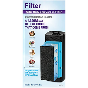 Holmes Group Odor Reducing Carbon Replacement Filters, 4 Pk, 4 Count (Pack of 1), Black, 4 Piece