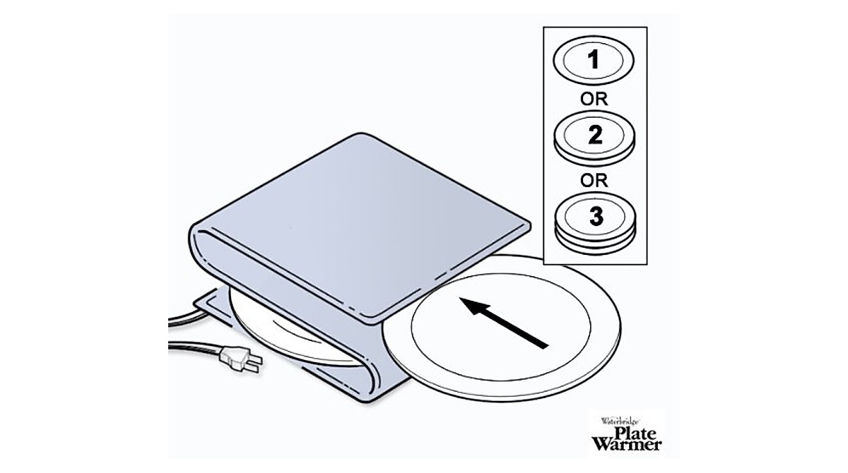 Waterbridge Electric Plate Warmer - Keeps Food Hot
