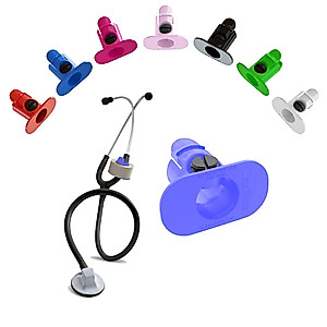 StatGear Stethoscope Tape Holder - Personalized Medical Items for Nurses, Paramedics, EMT, EMS - Blue