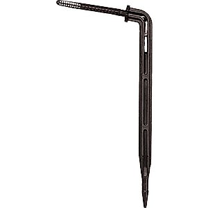 IrrigationKing RKARRL-100PK Elbow Arrow Dripper Mini-Stake, Plastic, 1/8", (Pack of 100)