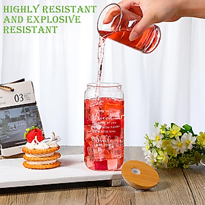 Roshtia 2 Set Friend Gifts for Women Girls Friendship Birthday Sister Gift Glass Cups with Lids and Straw 16 oz Can Shaped Drinking Glasses with Friend Keychains Thank You Gifts for Her BFF