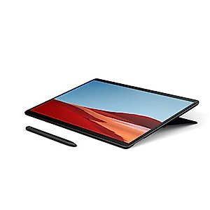 Microsoft Surface Pro X – 13" Touch-Screen – Microsoft SQ1 - 8GB Memory - 256GB Solid State Drive – WIFI + 4G LTE – Matte Black with Surface Pro X Signature Keyboard with Slim Pen, QWZ-00001