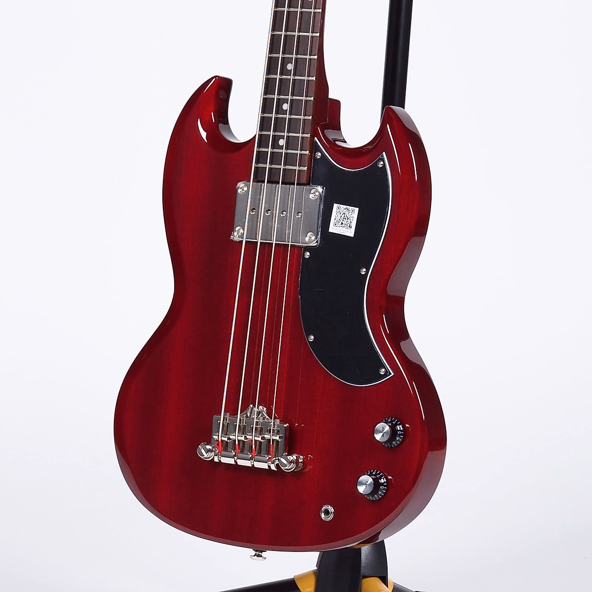 Epiphone SG Bass E1 Electric Bass Guitar, Cherry Red