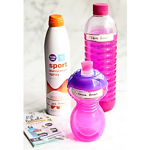 Removeable, Write-On Food Labels, Waterproof, Multipurpose, Freezer Safe, Self-Laminating Label, Dishwasher-Safe for Home Organization and Kitchen Labels (All-Purpose White), Made in The USA