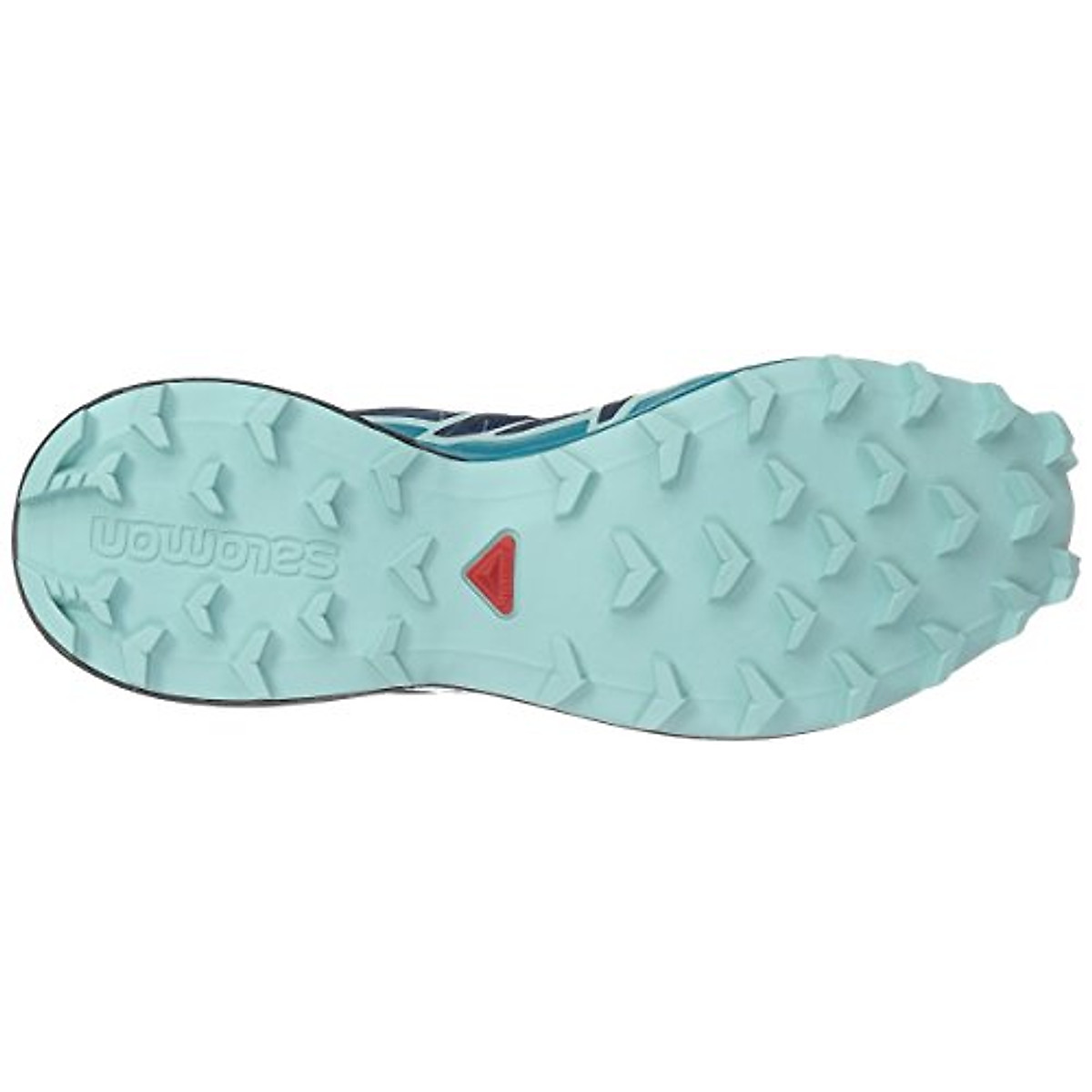 Salomon Women's Speedcross 4 W Trail Running Shoe, Poseidon/Eggshell Blue/Black, 8.5 M US