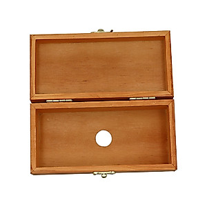 Wooden Lockable Currency Tray, Single Row Currency Tray, Cash Organizer Money Storage Box, Money Organizer for Cash (Bronze)
