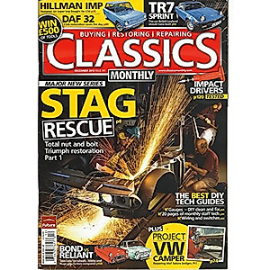 CLASSICS MONTHLY, DECEMBER, 2012 (BUYING ! RESTORING ! REPAIRING) STAG RESCUE