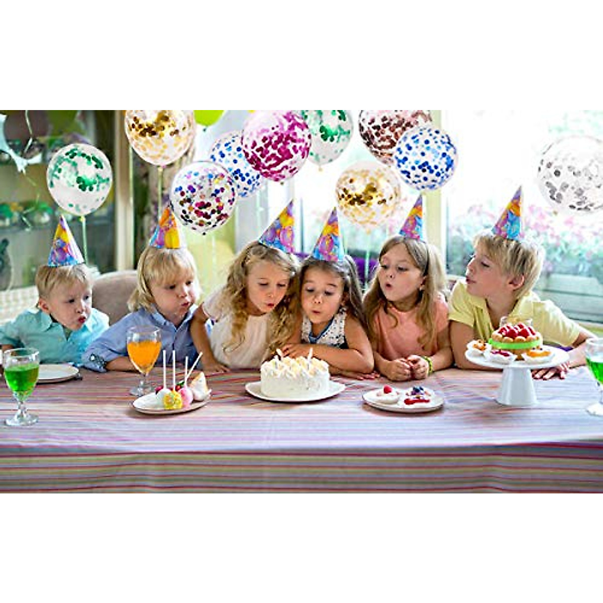 Multicolor Confetti Balloons - 12 Inch Latex Balloons Wedding Birthday Baby Shower Christmas Party Supplies Decorations 32 Pcs