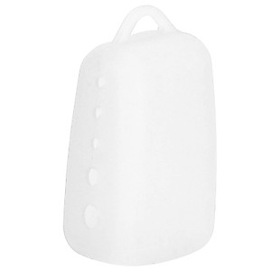 Silicone Toothbrush Covers, Electric Manual Toothbrush Cover Case Protector with Back Hole for Home Travel Camping, Toothbrush Tag Families Five Colors for Choose(White)