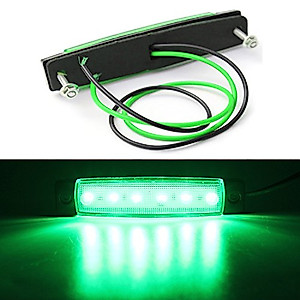 Shangyuan Navigation Lights, Led Stern Lights, Marine Strip Lights for Boat Lights Bow and Stern, Kayak Lights, DC 12V 2PCS (Red and Green)