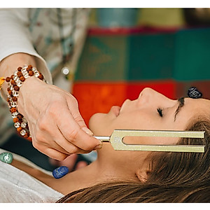 Tuning Forks for Healing Chakra Set - 528 hz Tuning Fork with Chakra Crystals and Healing Stones - Sound Healing Instruments for Biofield Tuning, Stress Relief, & DNA Repair