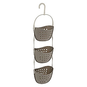 Premier Housewares Caddy 3 Tier Shower, H83 x W23 x D17cm, Grey