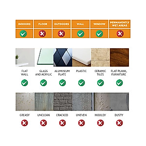 Wallflexi Christmas Decorations Wall Stickers " Merry Christmas Decoration Set" Wall Murals Decals Living Room Children Nursery School Restaurant Cafe Hotel Home Office Décor, Multicolour