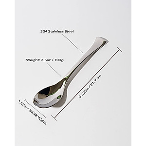 Quenelle Spoon/Rocher Spoon/Stainless Steel 304