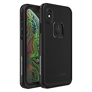 LifeProof FRĒ SERIES Waterproof Case for iPhone Xs (ONLY) - Retail Packaging - ASPHALT (BLACK/DARK GREY)