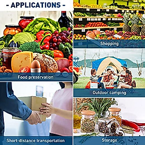 20Pcs Reusable Insulation Bags, 11.8x7.8inch - Thermal Box Liners, Metalized Box Liners for Lunch Box Shopping Bag Insulation Lining Waterproof Insulation Package