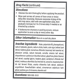 First Aid Beauty - FAB Pharma White Clay Acne Treatment Pads with 2% Salicylic Acid, Daily Compostable Exfoliating Pads for Breakouts, Whiteheads, Blackheads and Acne, Safe for Sensitive Skin, 60 Pads