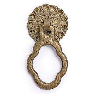 Hardware Philosophy Sparrow Tail Brass Hardware Pulls 2.4" - Set of 2