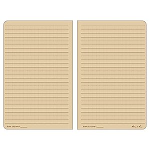 Rite in the Rain All Weather Tan Tactical Field Notebook, 4 5/8" x 7" Soft Cover Weatherproof Notepad, Universal Page Pattern, Reference Pages (No. 980T)