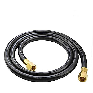 Stanbroil Fire Pit Installation Hose with Shut-Off Valve for Propane Gas Connection, 300K BTU Max