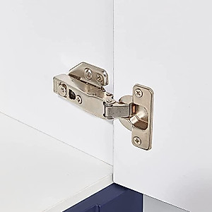 18 Inch Bathroom Vanity with Sink, Small Bathroom Sink Vanity Combo, Blue Bathroom Vanity Cabinet Set, Modern Bath Vanity for Small Space, 1 Door and 1 Drawer