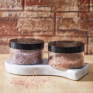 Dandat 24 Pcs Plastic Jars with Lid and Label PET Cosmetic Containers Leak Proof Empty Cosmetic Jars Refillable Storage Travel Containers for Lotion Cream Gel Powder(8 oz,Clear)