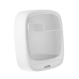 PRETYZOOM 1pc Storage Mounted Shelves for Storage Wall Shelf Household Storage Shelf Wall- Mounted Makeup Organizer Floating Shelves Wall Sundries Organizer Plastic White