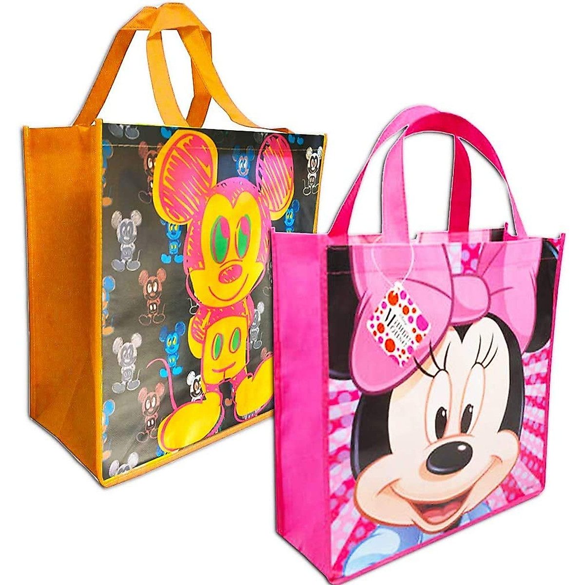 Disney Mickey and Minnie Mouse Reusable Tote Set