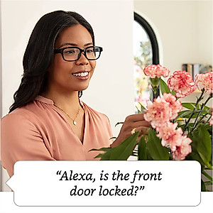 Echo Frames (2nd Gen) | Smart audio glasses with Alexa | Pacific Blue with blue-light-filtering lenses