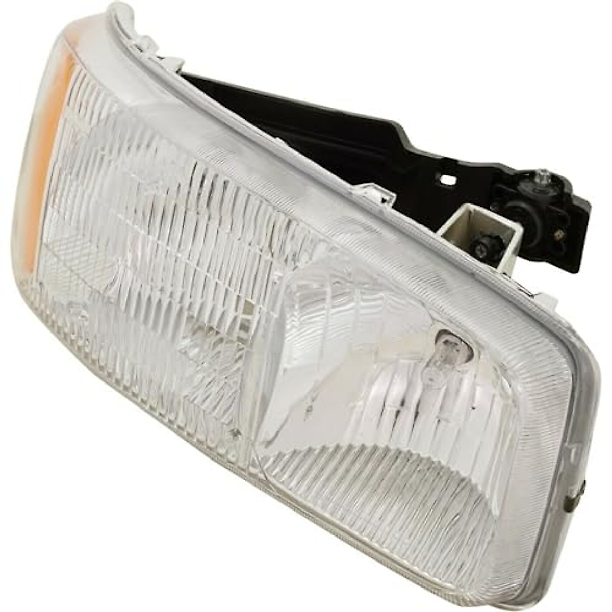 YOYOCOLL Headlight Bulb Right Passenger Side Clear Lens W/Bulb Headlamp for Yukon 2000-2006,for Yukon XL 1500/2500 2000-2006,for Sierra 1500 1999-2006,for Yukon XL 1500/2500 2000-2006