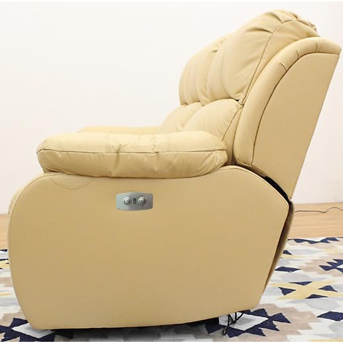 OKJHFD2 Button Lift Chair or Electric Recliner Hand Control, Electric Sofa Recliner Hand Control, Plug and Play Hand Control Recliner Replacement Parts with Dual USB Charging Ports