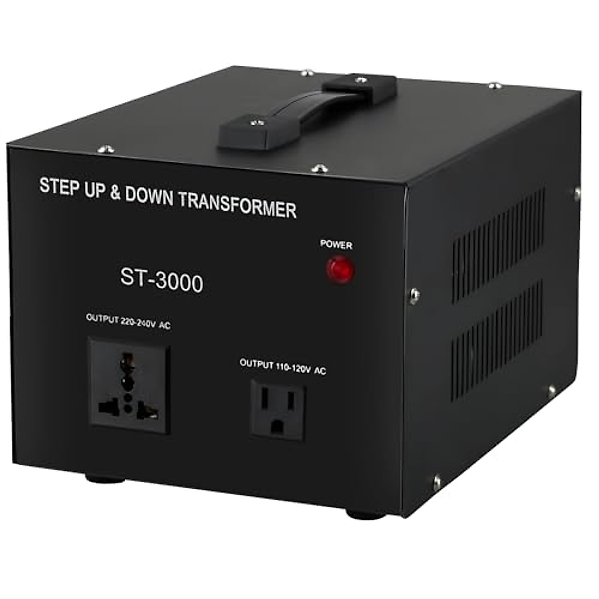 Yaeccc Voltage Converter Transformer, Step Up/Down (220V to 110V, 110V to 220V) - Efficient Power Conversion for International Travel and Home Use (3000W)