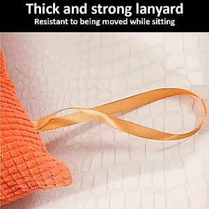 JREDDI Chair Cushions for Dining Chairs 2 Pack - Thickening Kitchen Chair Cushions Set of 2 with Ties, U-Shaped Corn Grain Tatami Cushion Horseshoe for Kitchen Office Room Decor (Light Brown)