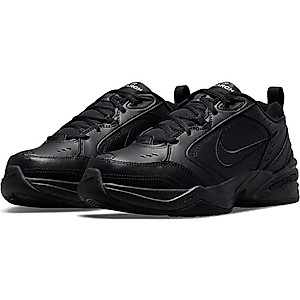 Nike Men's Air Monarch IV Cross Trainer, Black/Black, 8.5 X-wide US